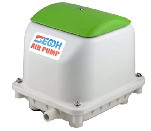 SECOH EL-100 / JDK-100 Linear Diaphragm SEPTIC AIR PUMP Pond Aerator Dock De-icer 110 lpm 5.65 ...